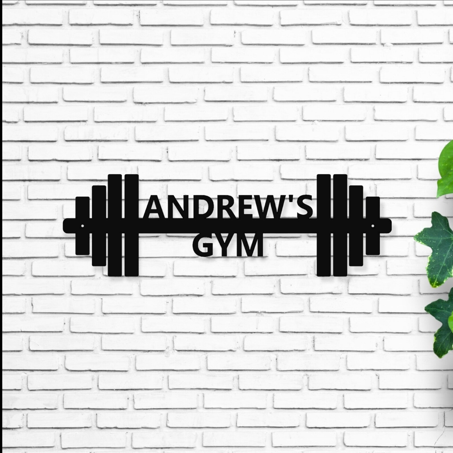 Gym Sign Personalized Home Gym Sign Custom Metal Gym Sign - Etsy