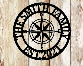 Compass Rose Sign | Etsy