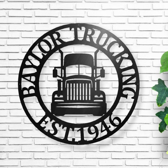 Big Rig Trucker 18 Wheeler Diesel Metal Sign Art Wall | Etsy