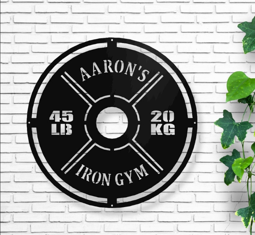 Custom Gym Sign, Home Gym Sign, Personalized Gym Sign, Home Gym Décor ...