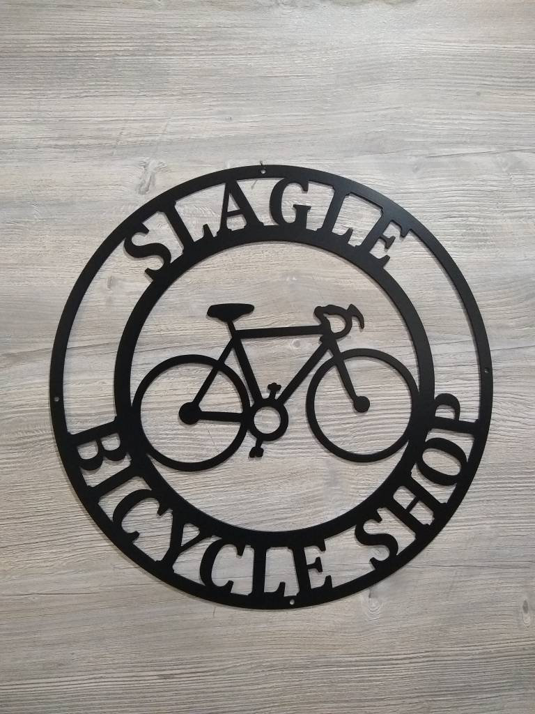 Metal Wall Art Bicycle Wall Art Metal Bike Wall Art Cyclist - Etsy