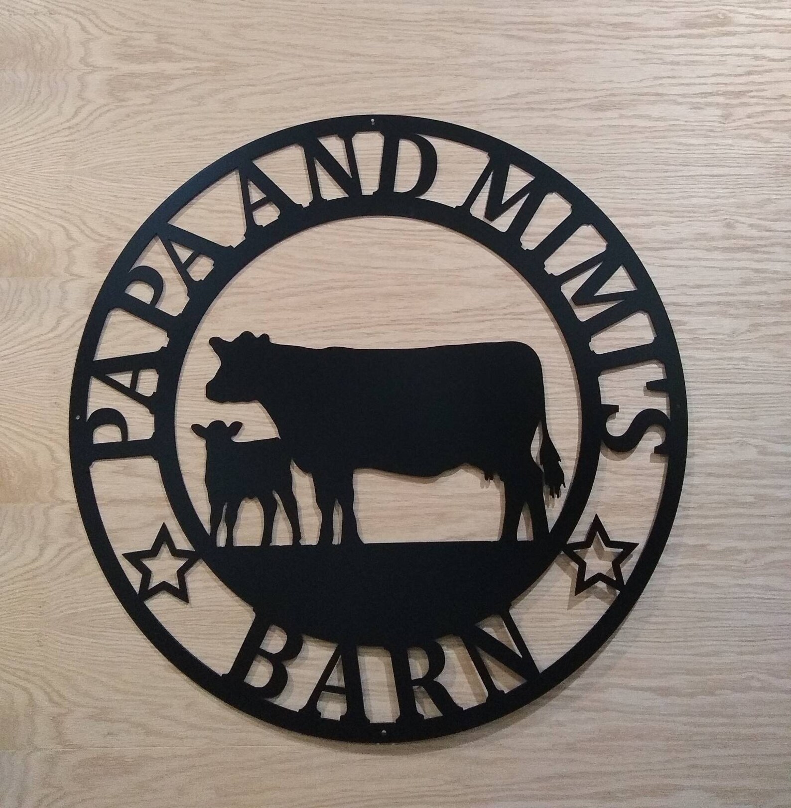 Cow Calf Metal Sign Custom Cow/calf Farmer Sign | Etsy