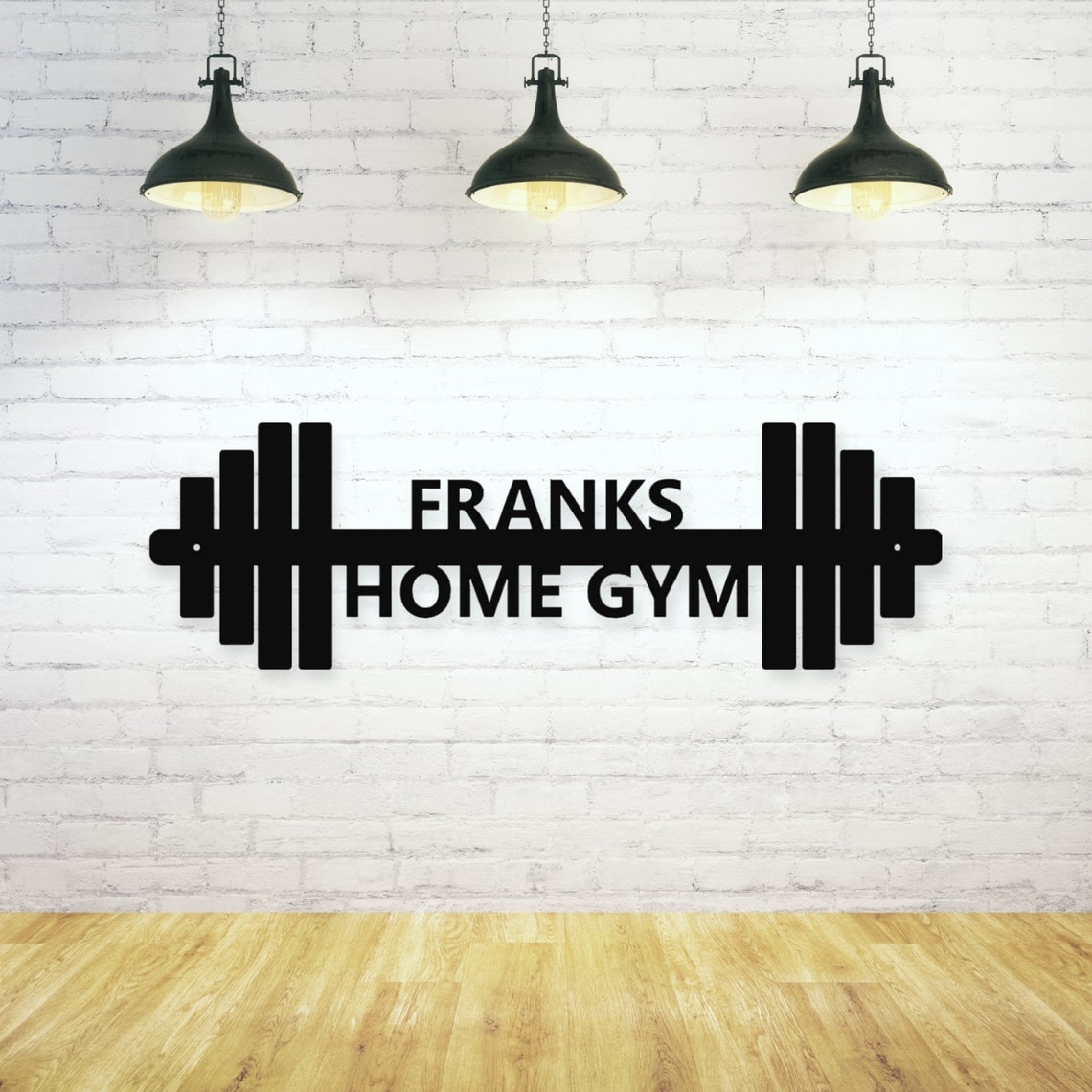 Gym Sign Personalized Home Gym Sign Custom Metal Gym Sign - Etsy