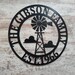 Personalized Windmill Wall Decor Personalized Windmill Sign Custom ...