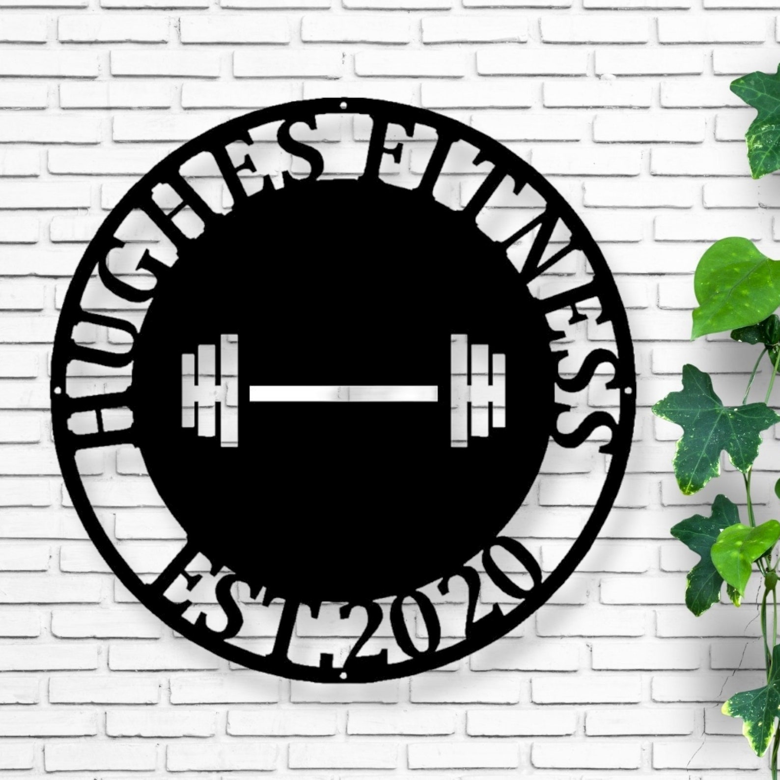 Gym Sign Personalized Home Gym Sign Custom Metal Gym Sign - Etsy