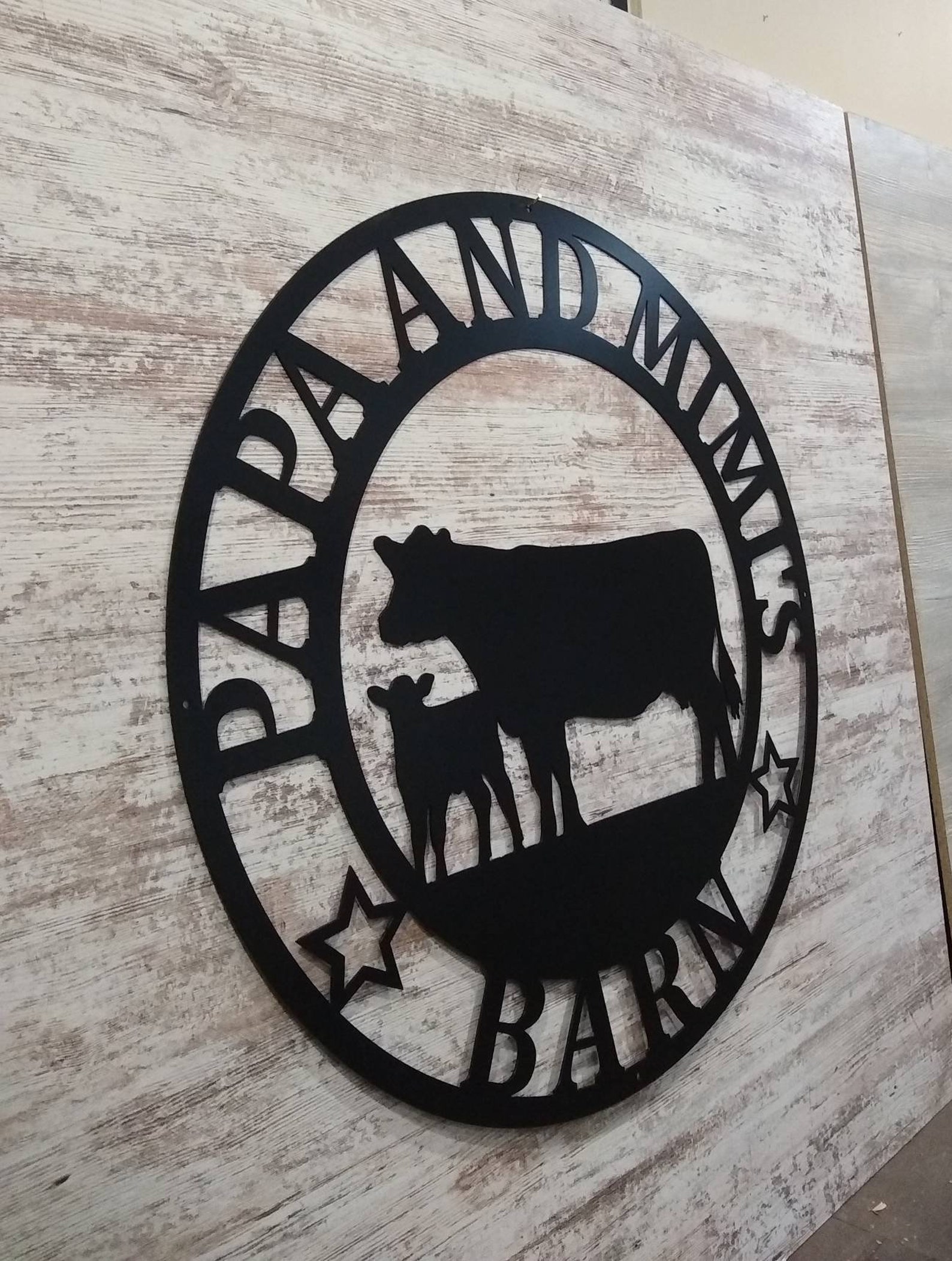 Cow Calf Metal Sign Custom Cow/calf Farmer Sign | Etsy