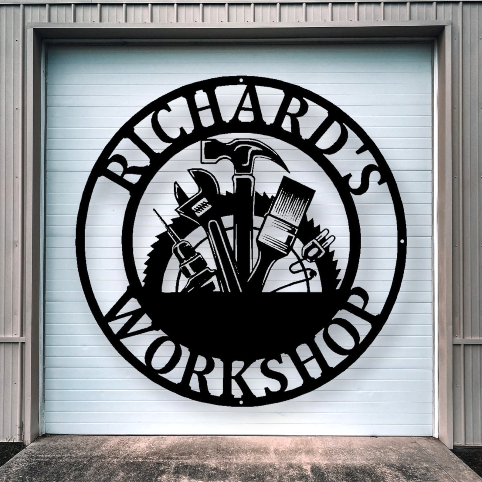 Metal Garage Sign Custom Garage Sign Personalized Gift for - Etsy