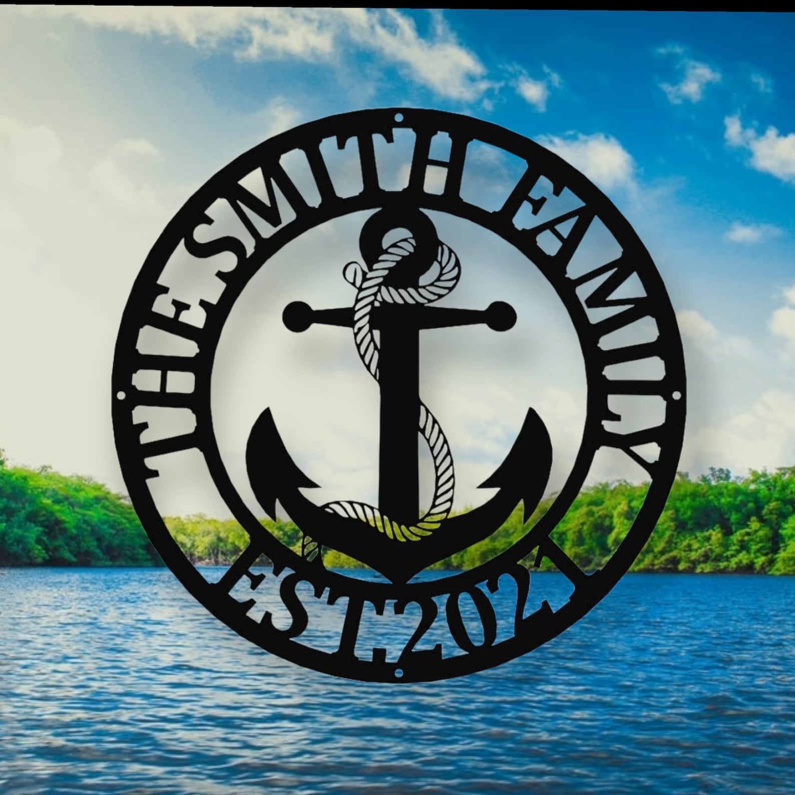 Anchor Sign - Nautical Decor - Beach Decor - Nautical Sign - Anchor ...