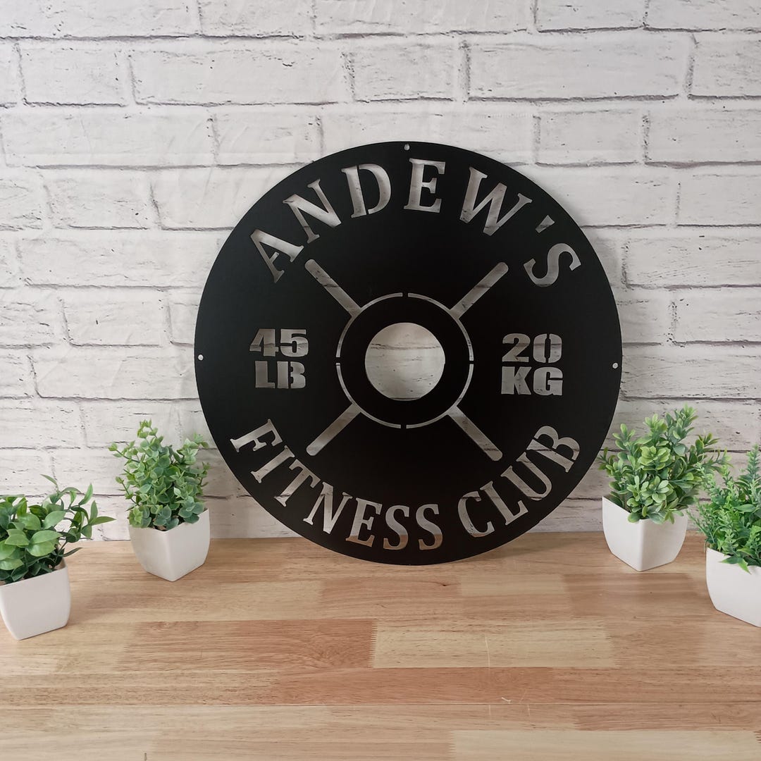 Custom Gym Sign, Home Gym Sign, Personalized Gym Sign, Home Gym Décor ...