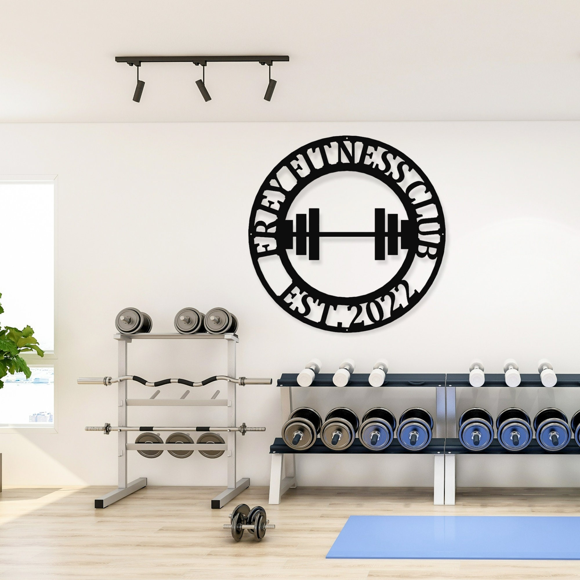 Custom Gym Sign, Home Gym Sign, Personalized Gym Sign, Home Gym Décor ...