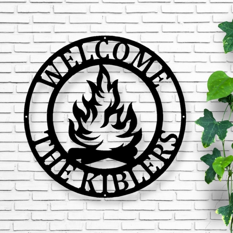 Campfire Sign - Etsy