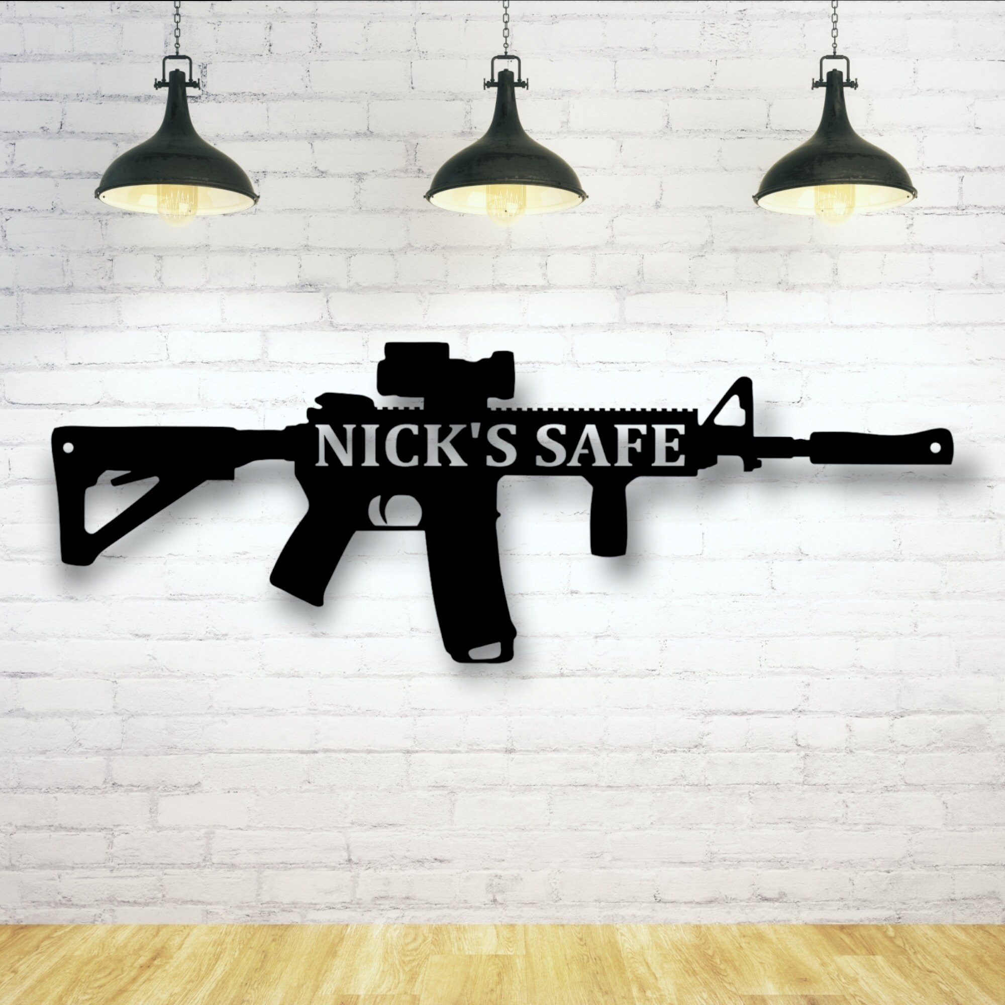 Personalized Gun Metal Sign - Gun Metal Sign - Gun Owner Gift - Armory ...