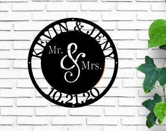 Metal Wedding Sign - Etsy