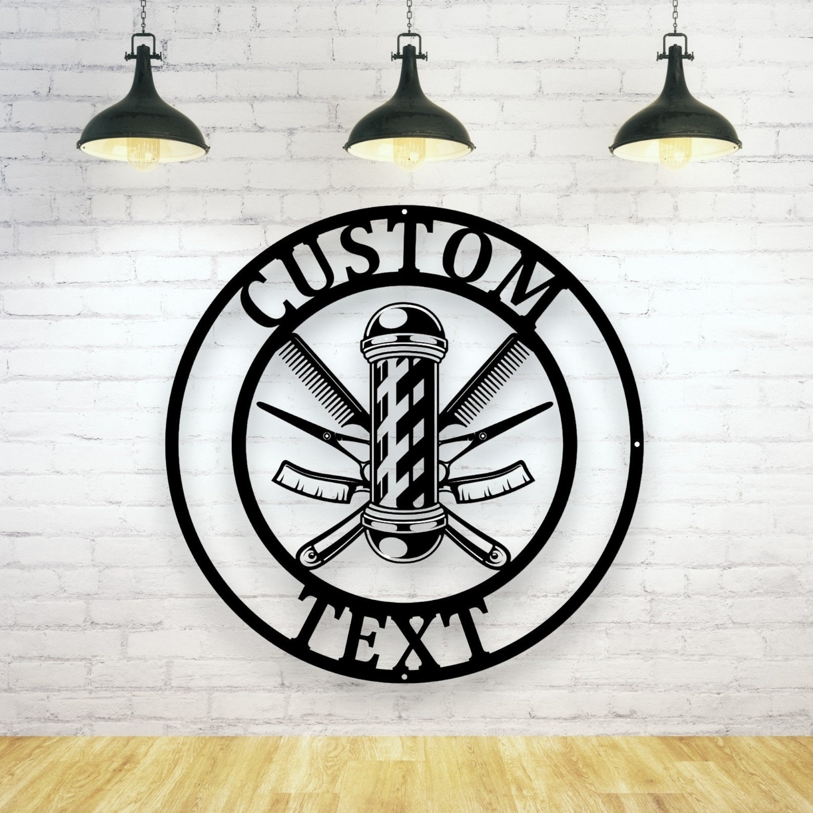 Barber Shop Sign, Personalized Barber Sign, Custom Hairstylist Sign ...