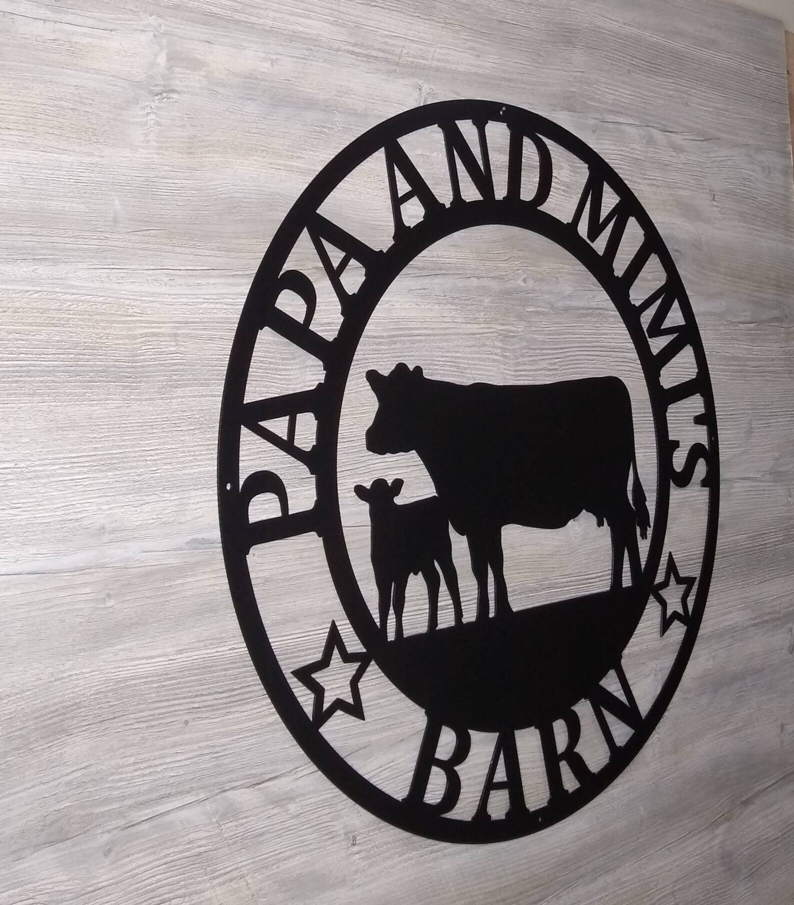 Cow Calf Metal Sign Custom Cow/calf Farmer Sign | Etsy