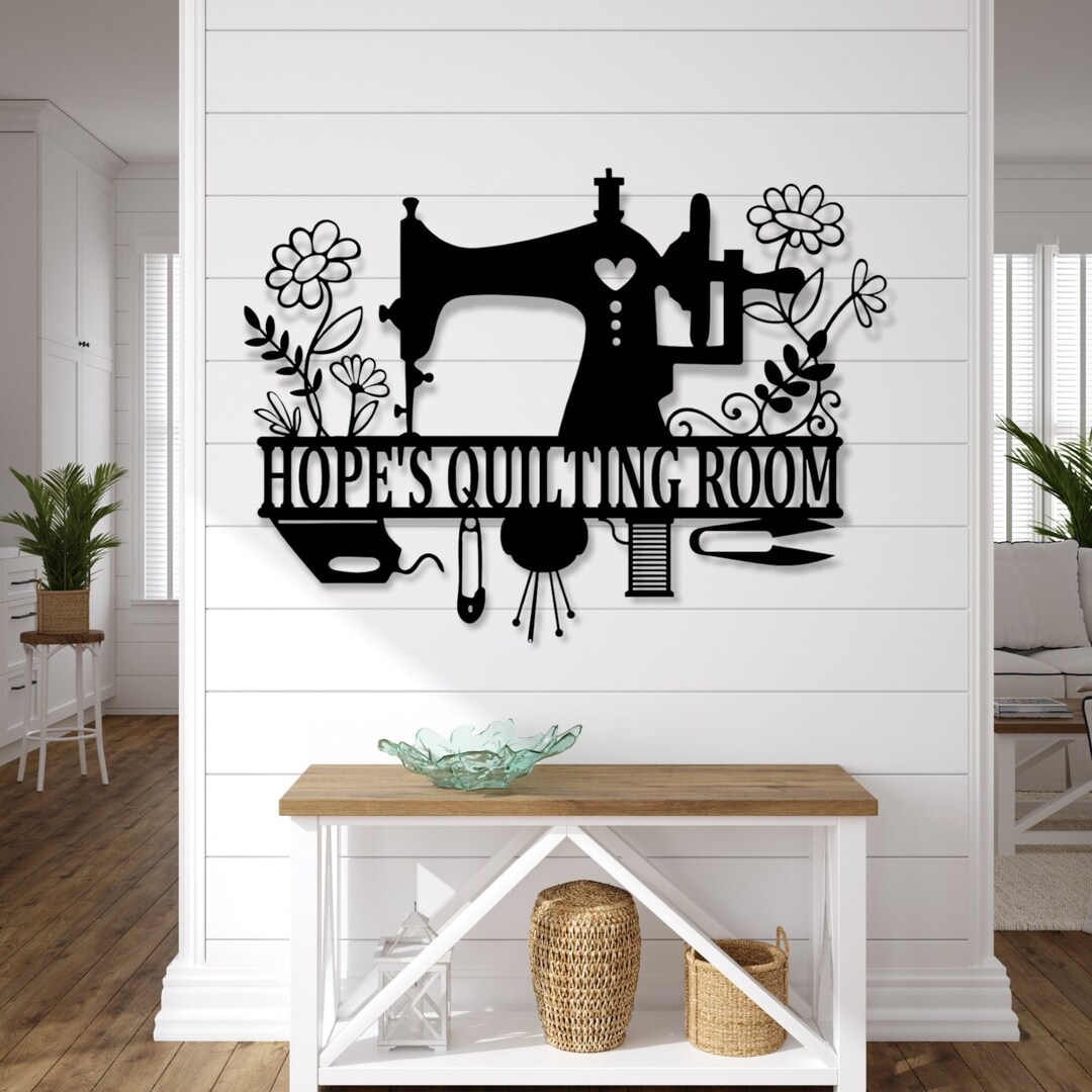 Sewing Room Sign Personalized Sign Sewing Sign. Metal Sewing - Etsy