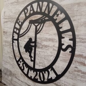 Line Man Metal Gift, Lineman Last Name Metal Sign, Personalized Lineman ...