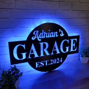 Personalized Metal Shop Sign, Tool Shed Sign, Custom Workshop Sign ...