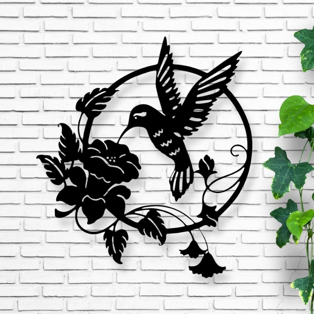 Hummingbird Metal Sign, Custom Hummingbird Family Name Sign | FREE ...