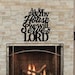 Scripture Wall Art, Metal Quote Wall Art, Bible Verse Wall Art, Metal ...