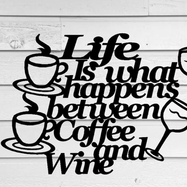 Coffee Wine Sign - Etsy