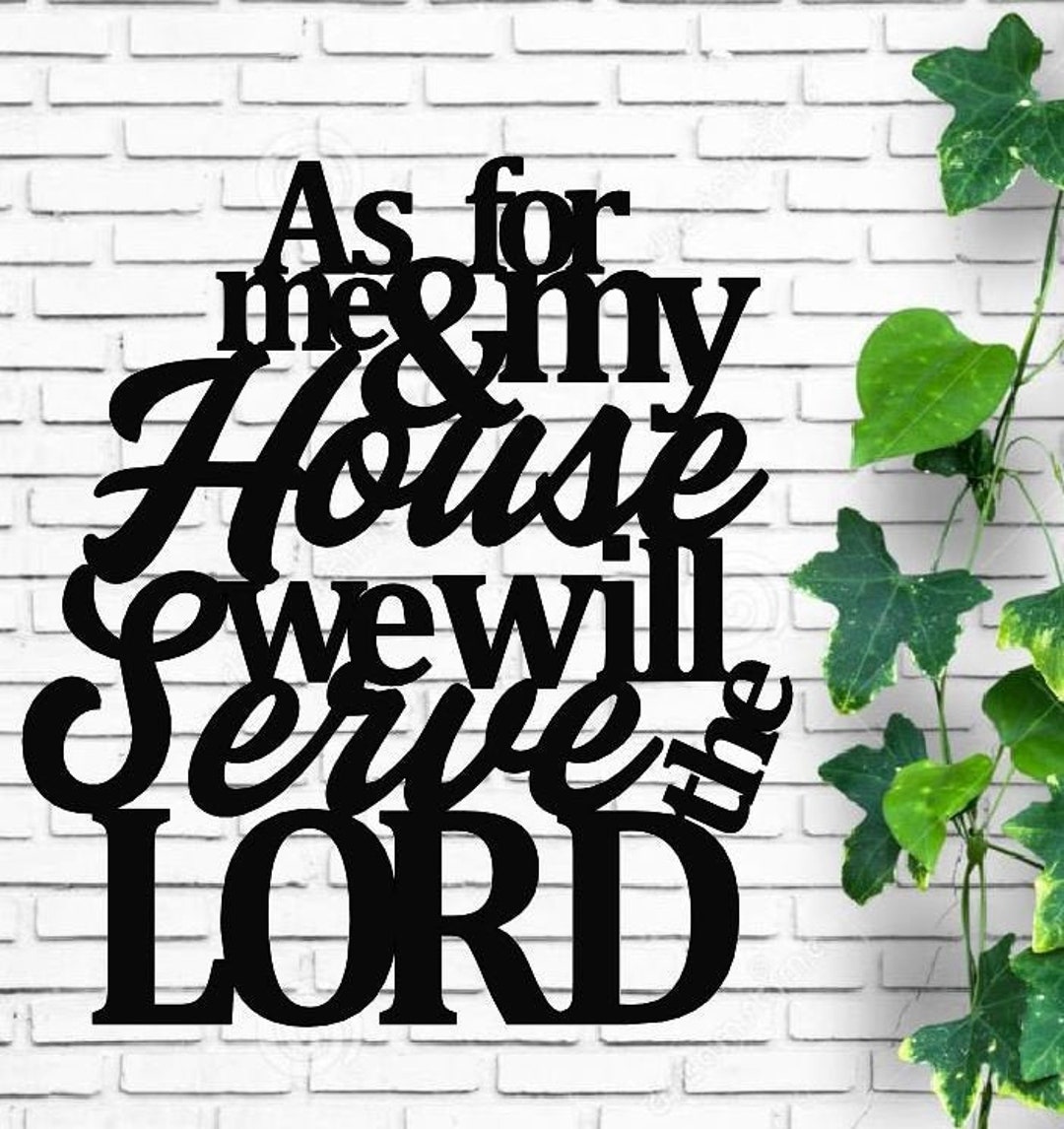 Scripture Wall Art, Metal Quote Wall Art, Bible Verse Wall Art, Metal ...