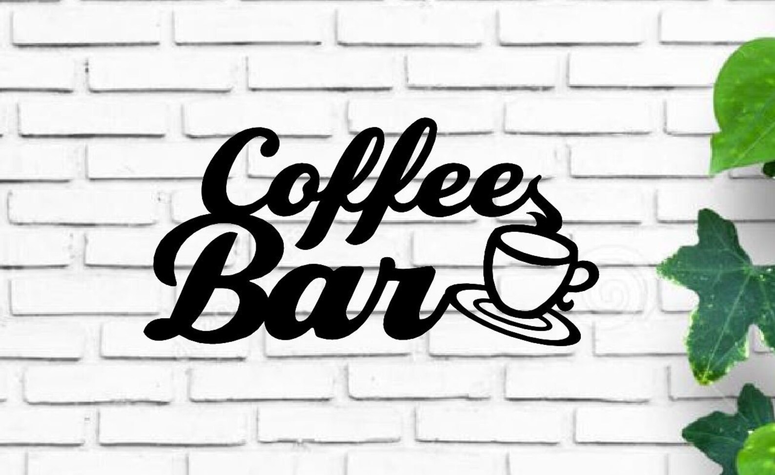 Coffee Bar Wall Hanging Metal Coffee Sign Kitchen Decor - Etsy