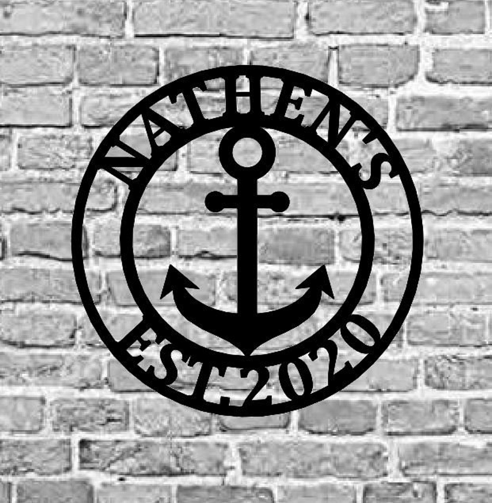 Anchor Sign Nautical Decor Beach Decor Nautical Sign | Etsy