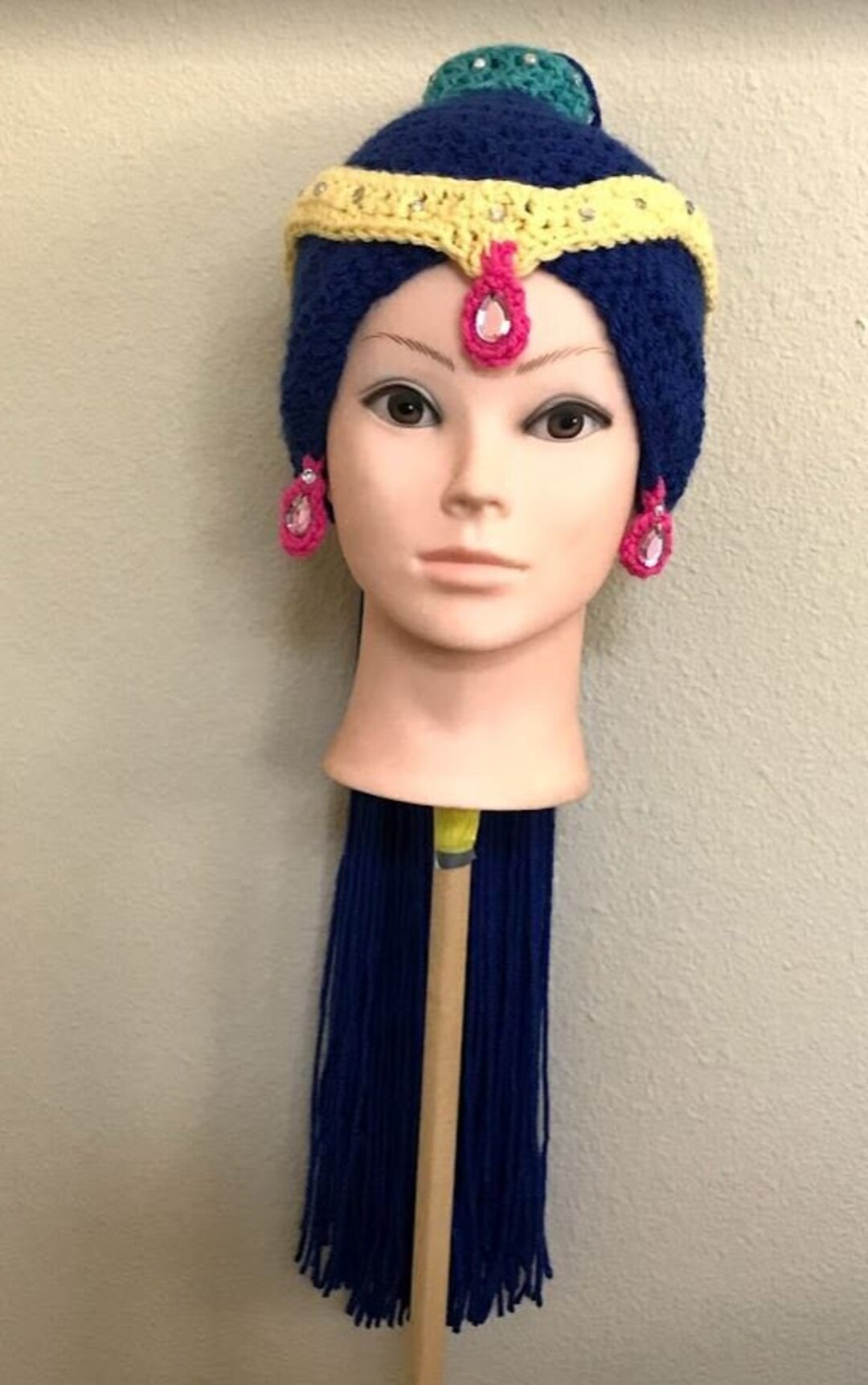 SHINE Blue Genie Wig From Shimmer & Shine, for Cosplay, Dress-up, Dhemo ...