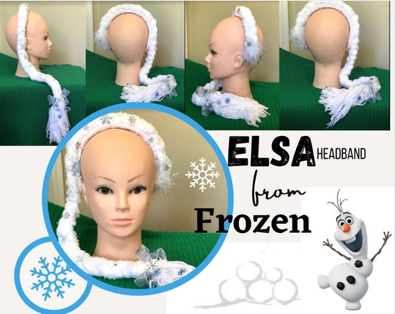 ELSA Headband Elsa Inspired From Frozen Movie Sparkle & | Etsy
