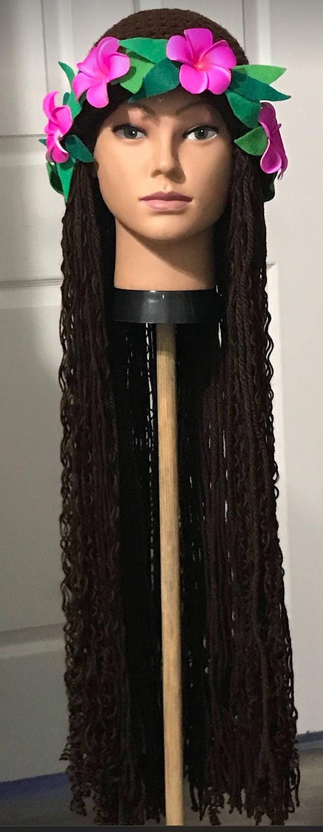 MOANA Wig -handcrafted Head Art, for Dressup, Cosplay, Costume, Soft ...