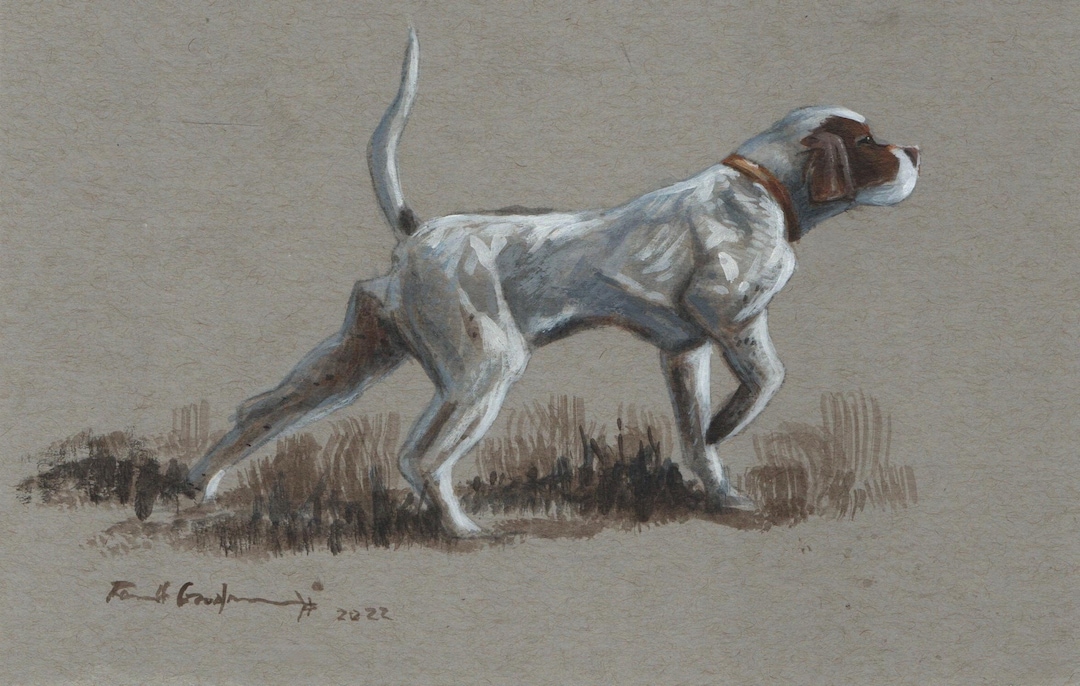 Hold! Pointer Bird Dog Art Gi”clee Limited-edition Print, Gift for ...