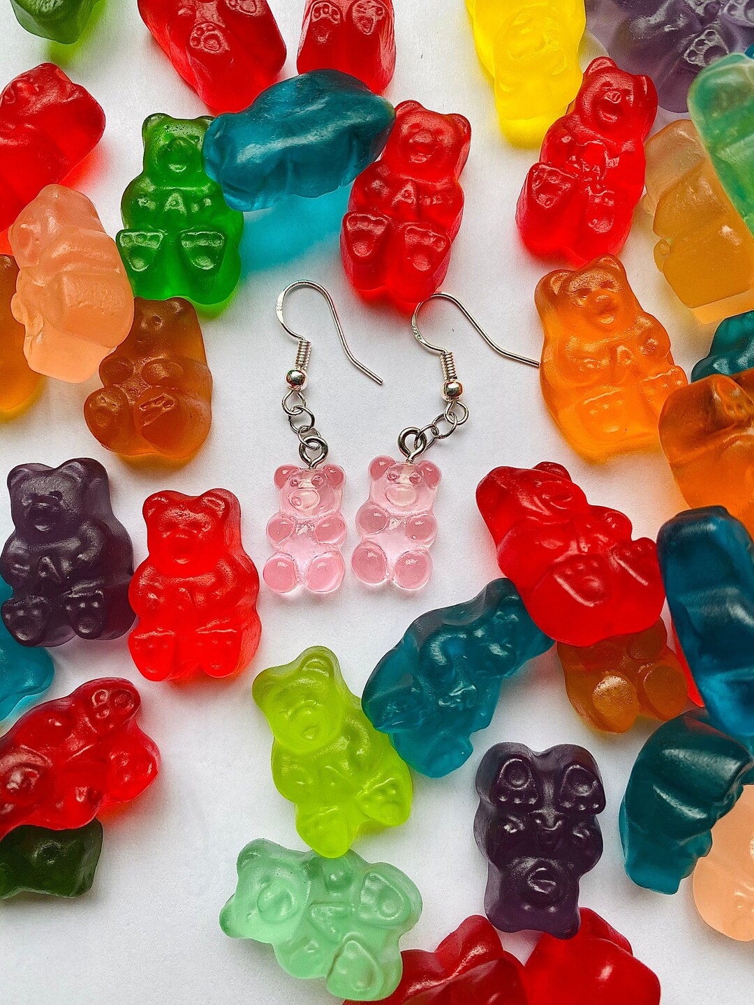Boucles doreilles Gummy Bear Boucles doreilles en bonbons - Etsy France