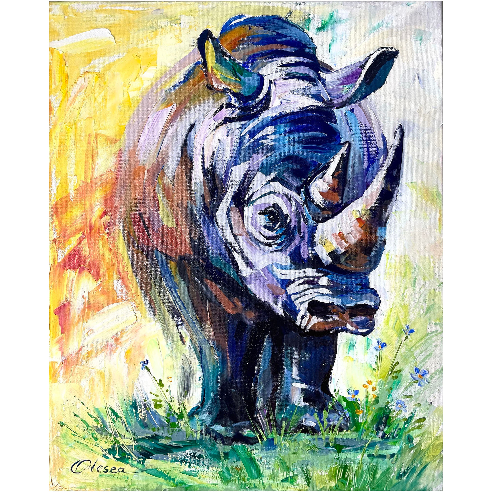 Rhino Painting