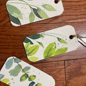 Original Hand Painted Gift Tags Assorted Gift Tags Handmade Unique Tags ...