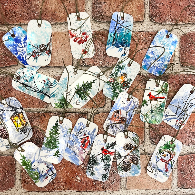 Hand Painted Tags - Etsy