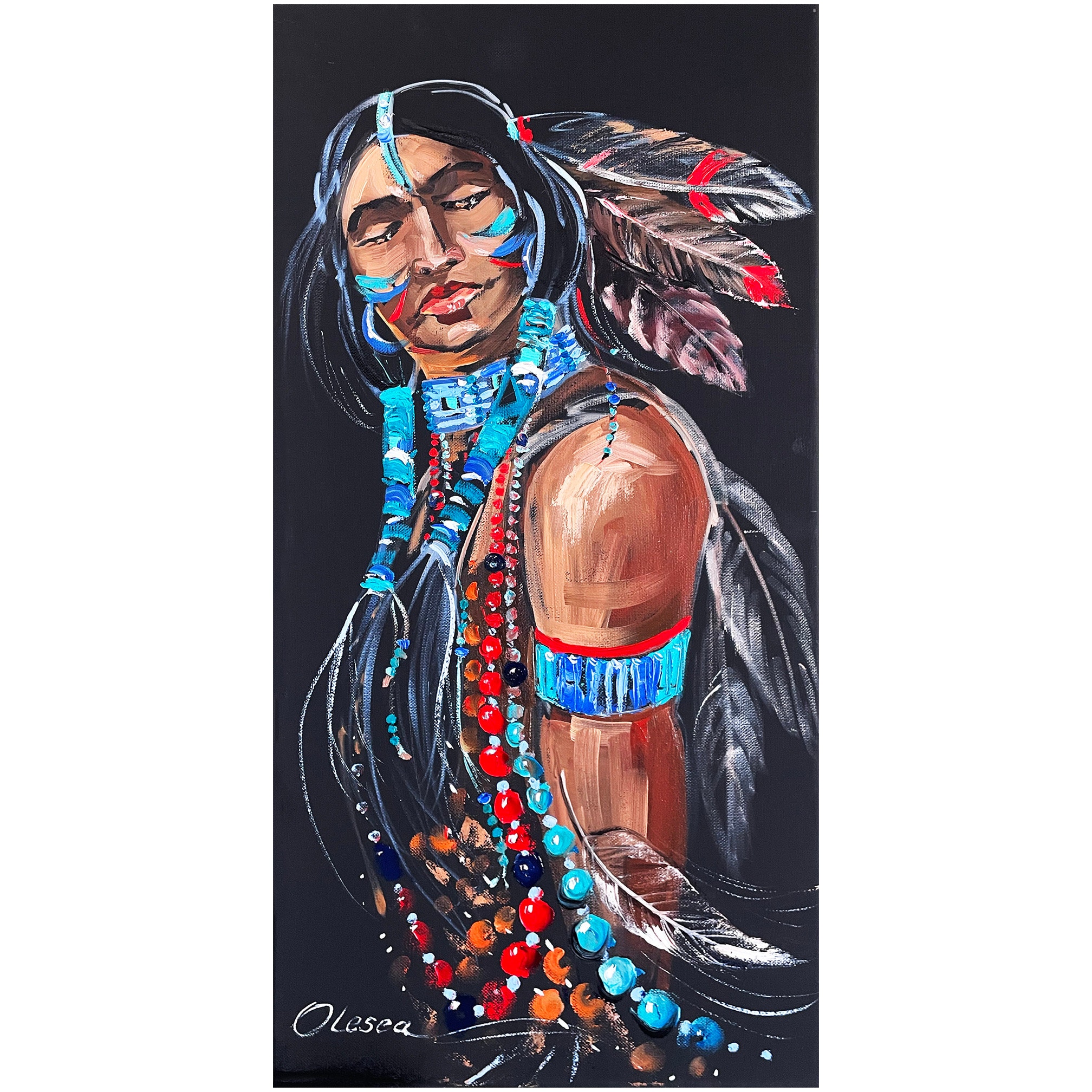 Native American Male Drawings