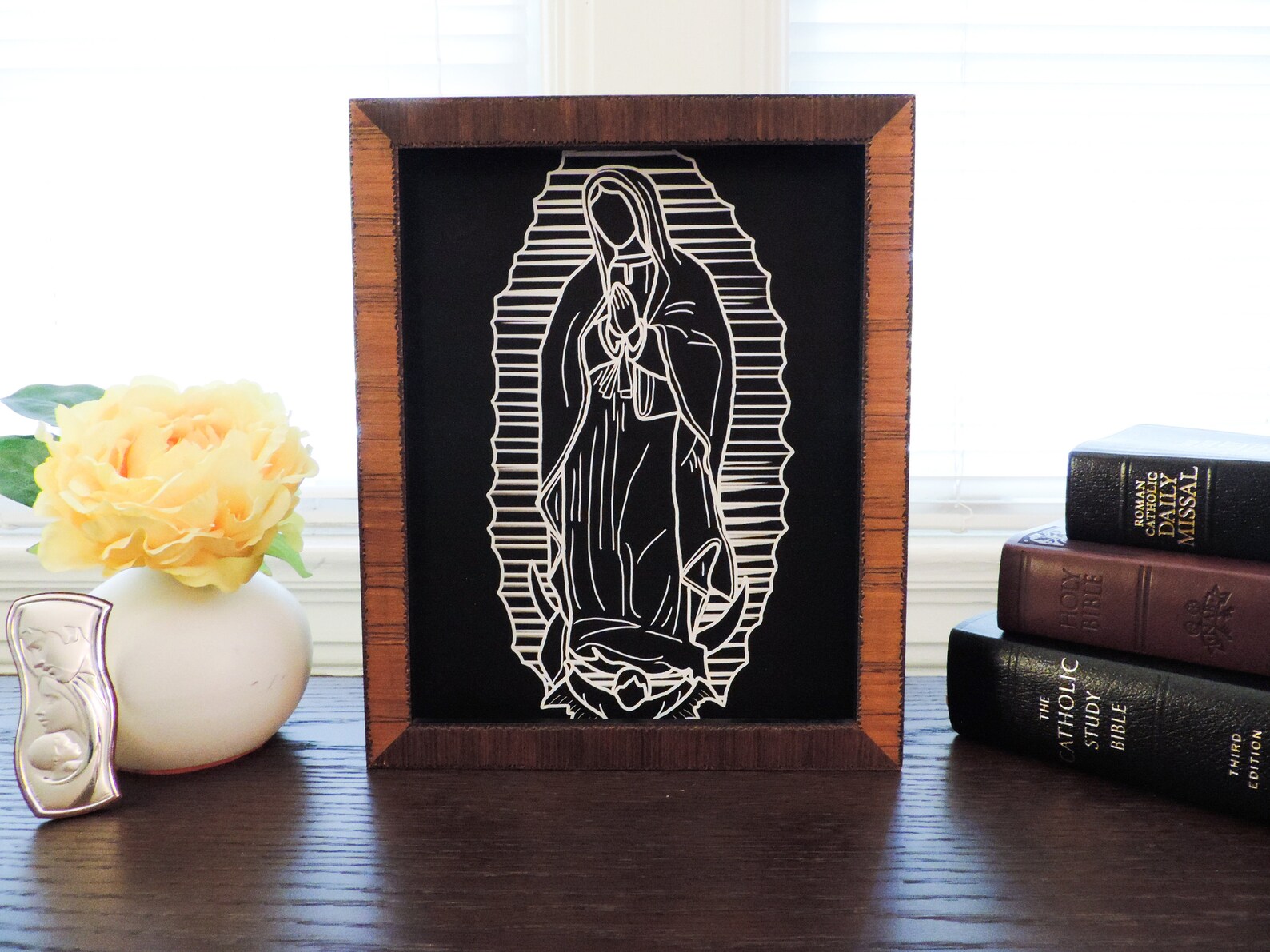 Our Lady of Guadalupe Minimalist Line Drawing DIGITAL DOWNLOAD - Etsy