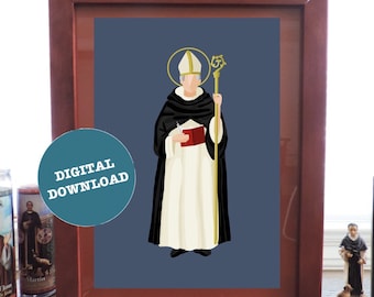St Albert the Great Beautiful Catholic Art Print Archival - Etsy