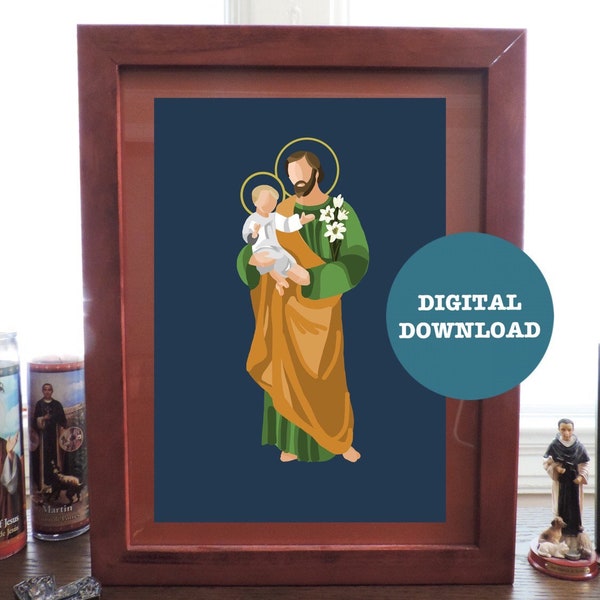 St. Joseph Print - Etsy