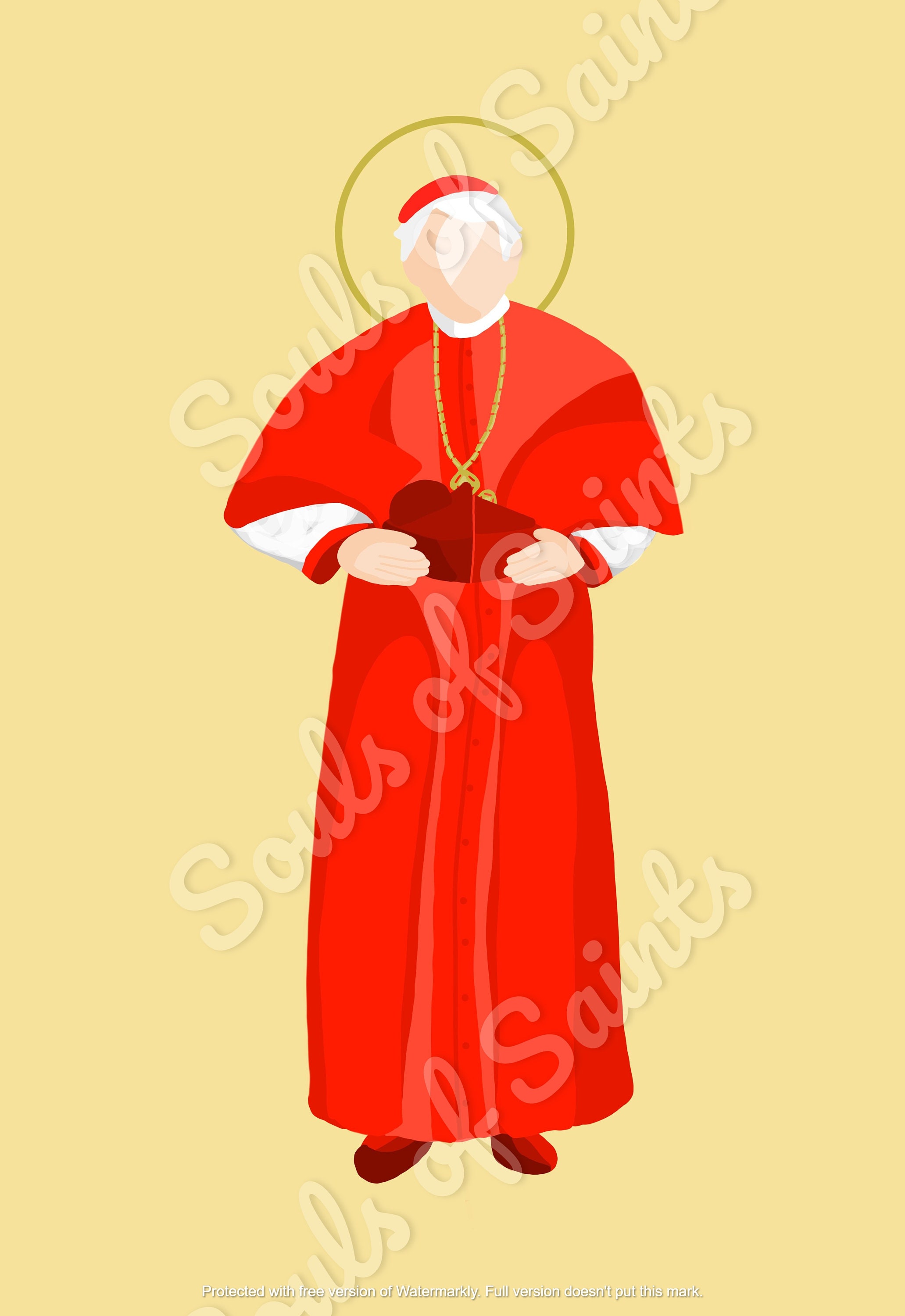 St. John Henry Newman Minimalist Print - DIGITAL DOWNLOAD - Etsy