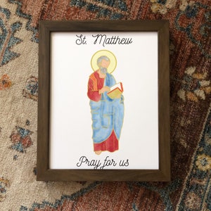 St. Matthew, Pray for Us - DIGITAL DOWNLOAD - Etsy