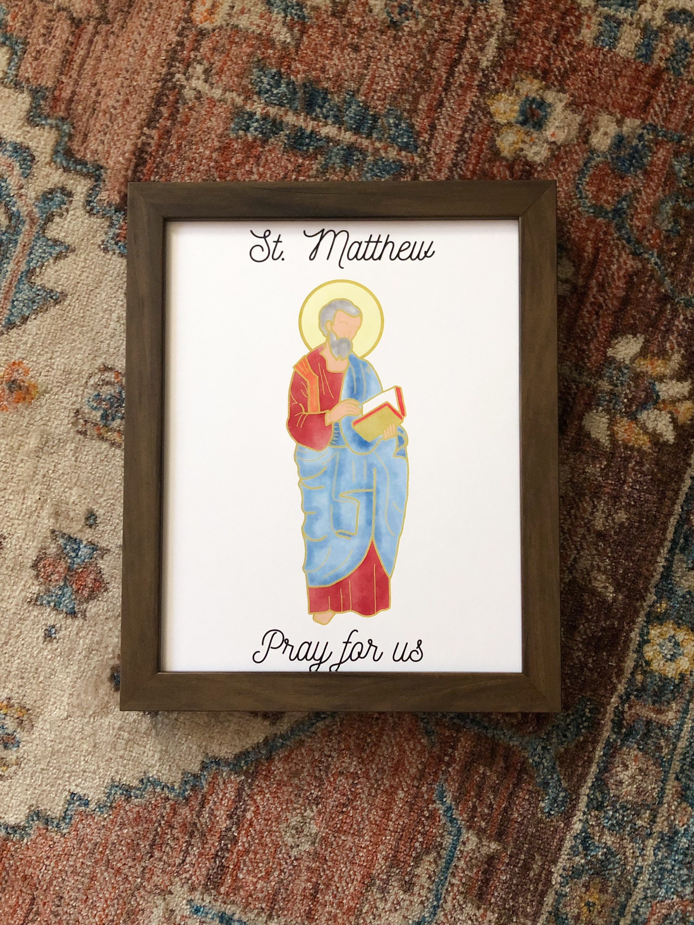 St. Matthew Pray for Us DIGITAL DOWNLOAD - Etsy