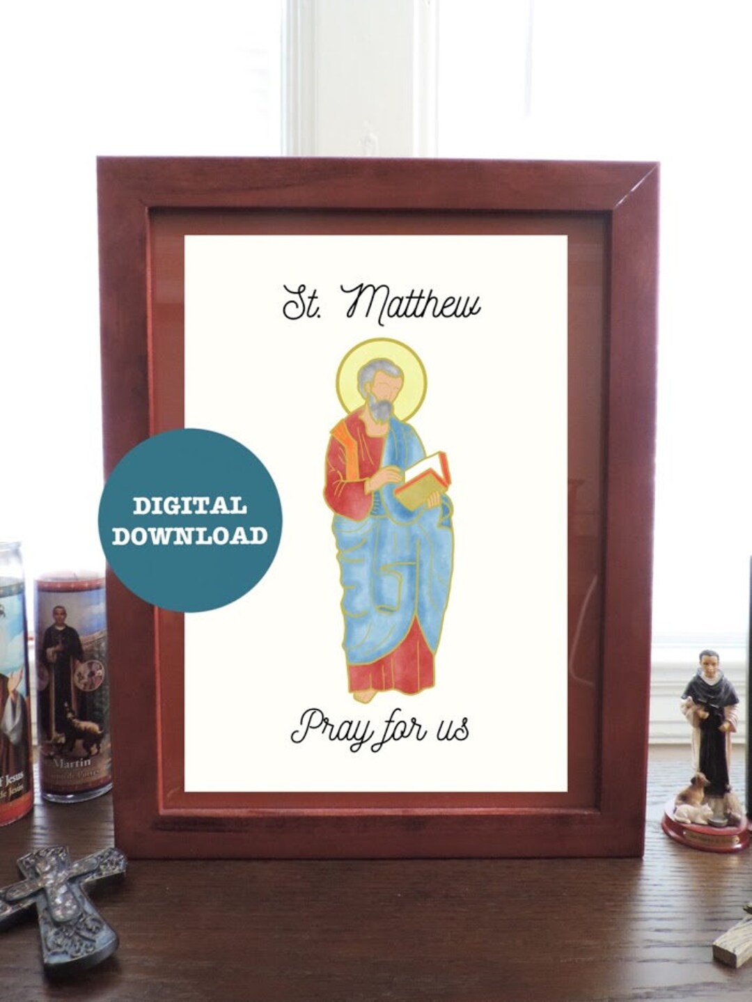 St. Matthew, Pray for Us - DIGITAL DOWNLOAD - Etsy