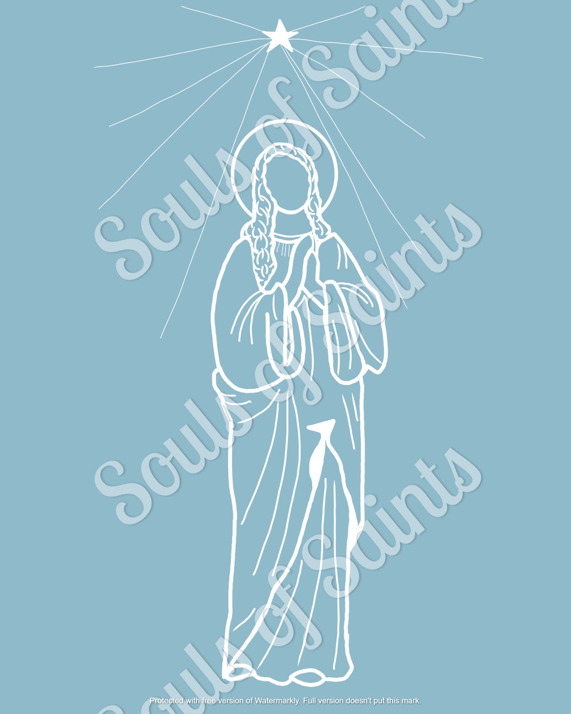 Stella Maris Minimalist Print (DIGITAL DOWNLOAD) - Etsy