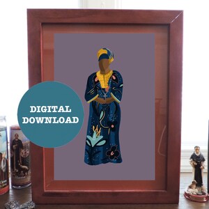 Servant of God Sister Thea Bowman Minimalist Print - DIGITAL DOWNLOAD ...