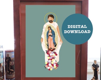 St. Juan Diego Instant Download Digital Print - Etsy