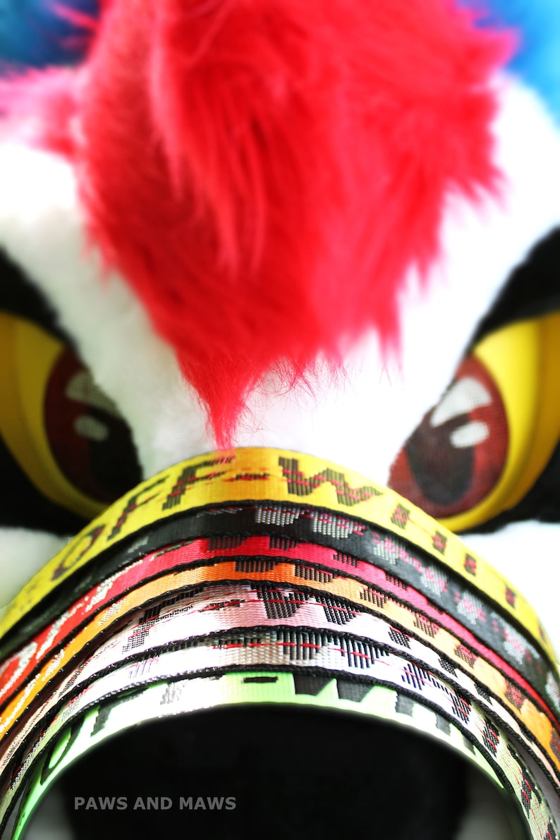 Nylon Fursuit Muzzle 1" Inch Width off White Style - Multiple Colors ...