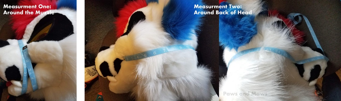 Nylon Fursuit Muzzle 1 Inch Width off White Style - Etsy