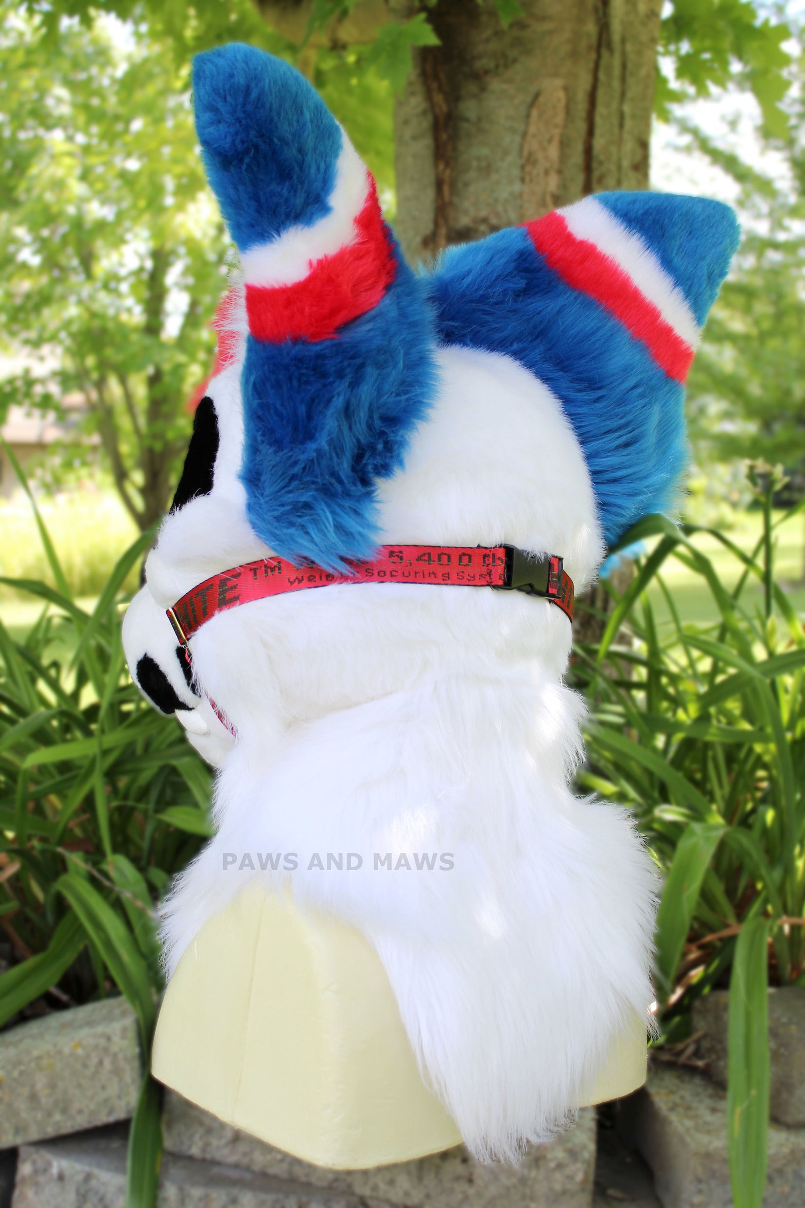 Nylon Fursuit Muzzle 1" Inch Width off White Style - Multiple Colors ...